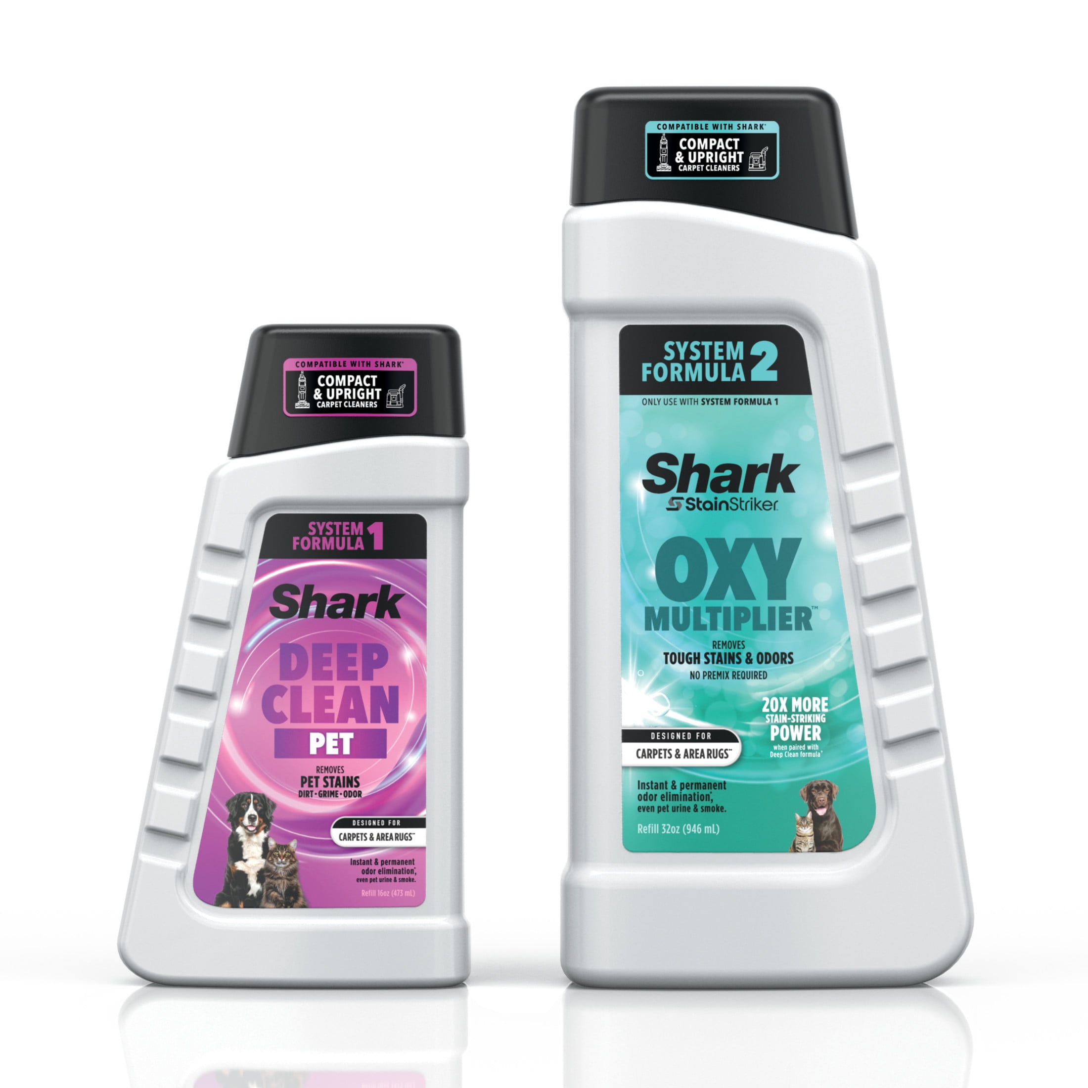 Shark StainStriker Carpet Cleaner Pet Bundle, 32oz OXY Multiplier ...