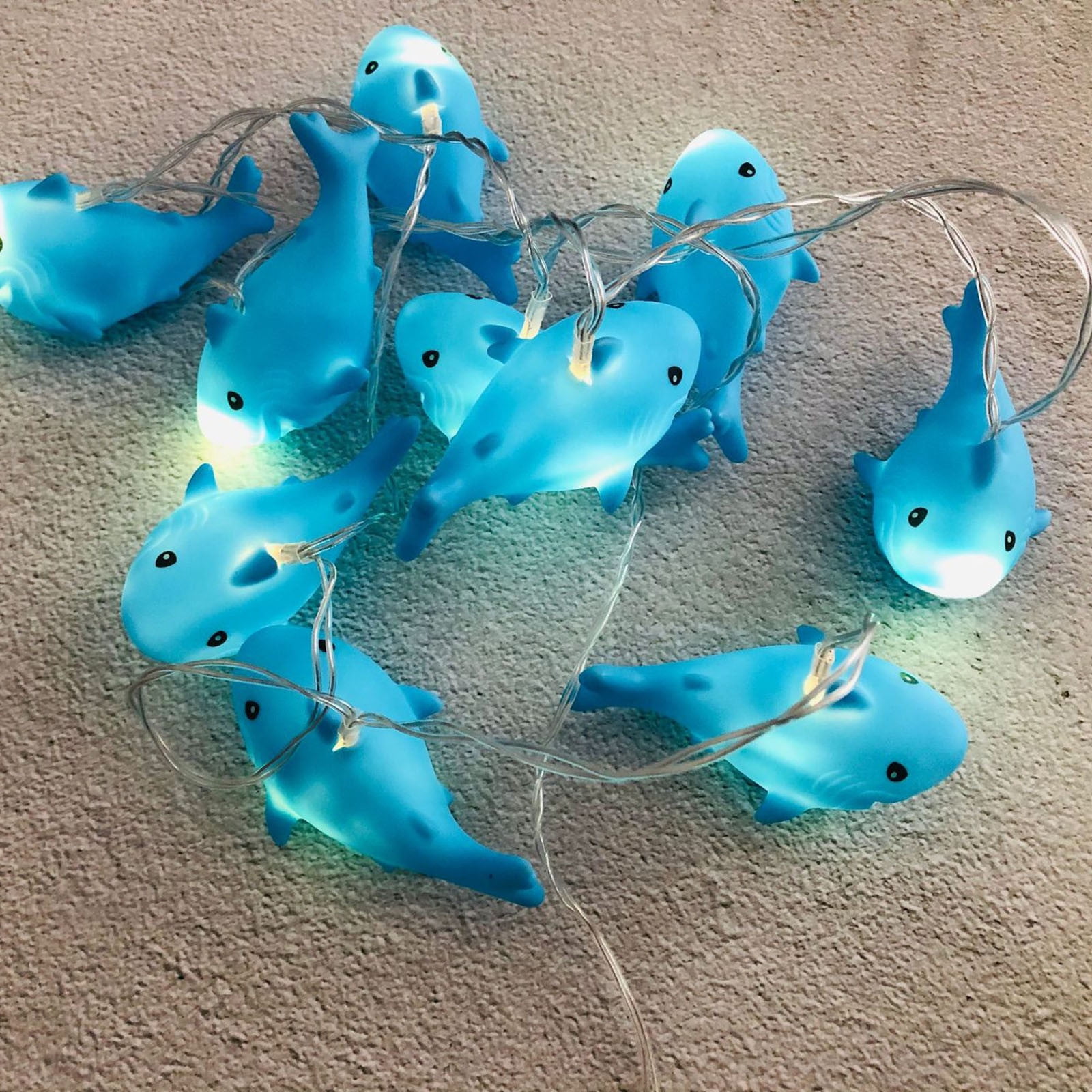 Shark String Lights Animal Modeling Lights Christmas Party Garden ...