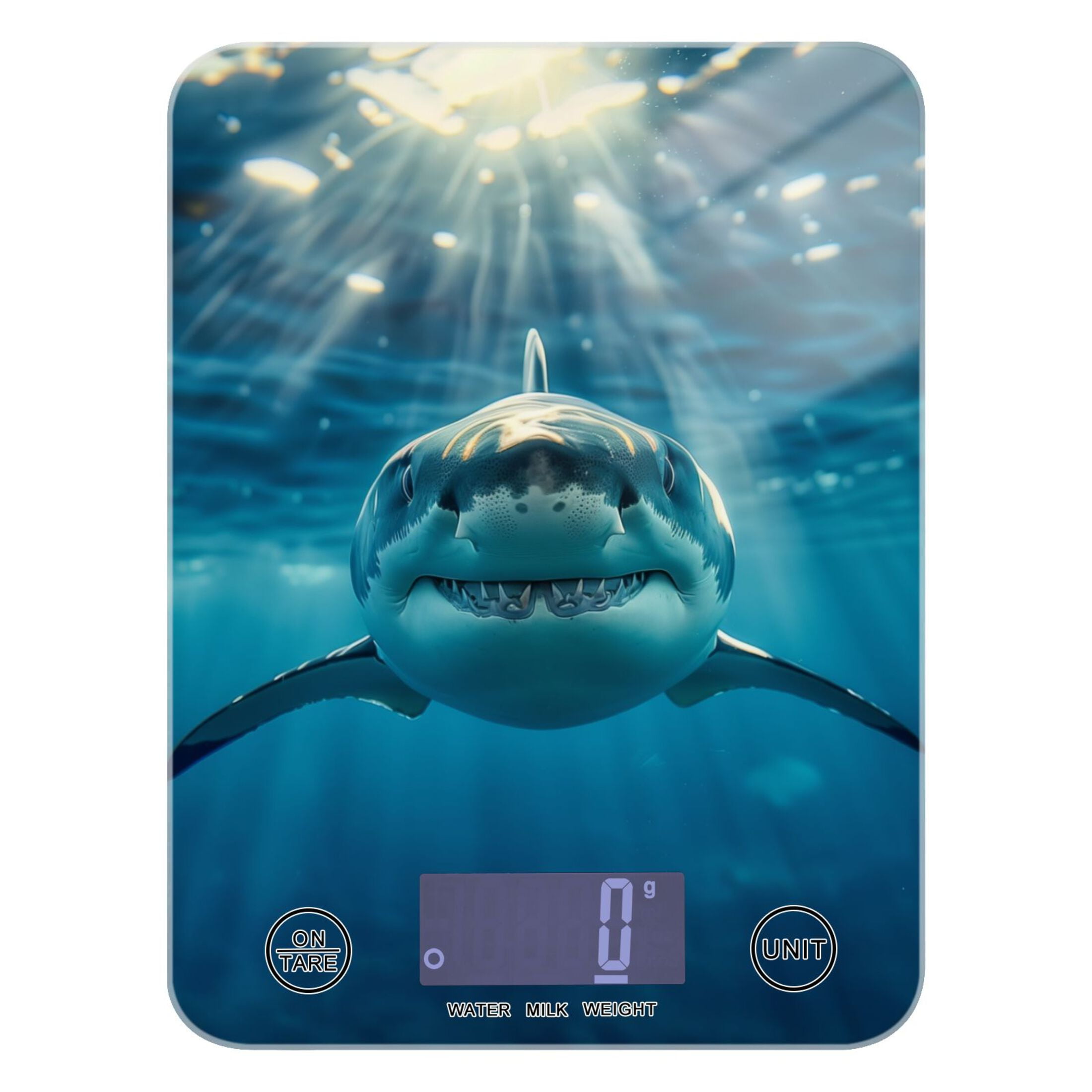 Shark Swimming Underwater Food Scale Multifunction Digital Kitchen ...