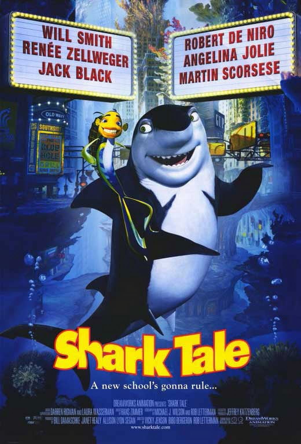 Shark Tale - movie POSTER (Style C) (11" x 17") (2004) - Walmart.com