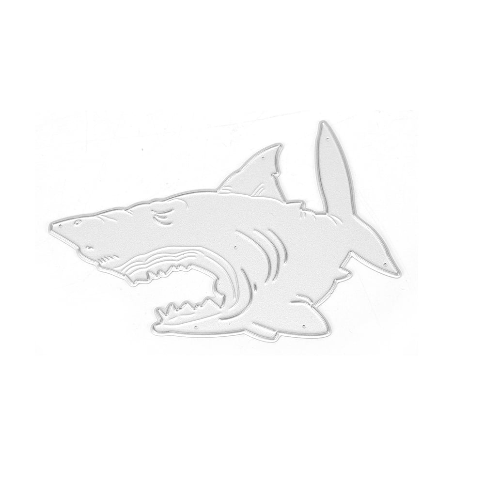 Shark-Themed TD144 Die Cut Stencil for Creative Scrapbooking & Card ...