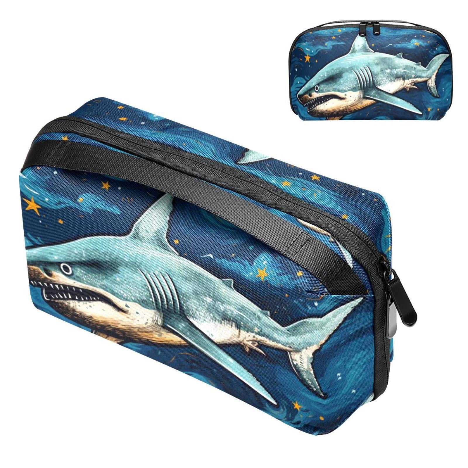 Shark Travel Organizer Hard Drive Case Small Travel Case USB Cable ...