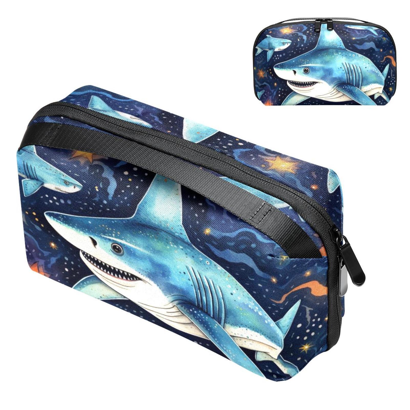 Shark Travel Organizer Waterproof Oxford Cloth Storage Pouch for Small ...