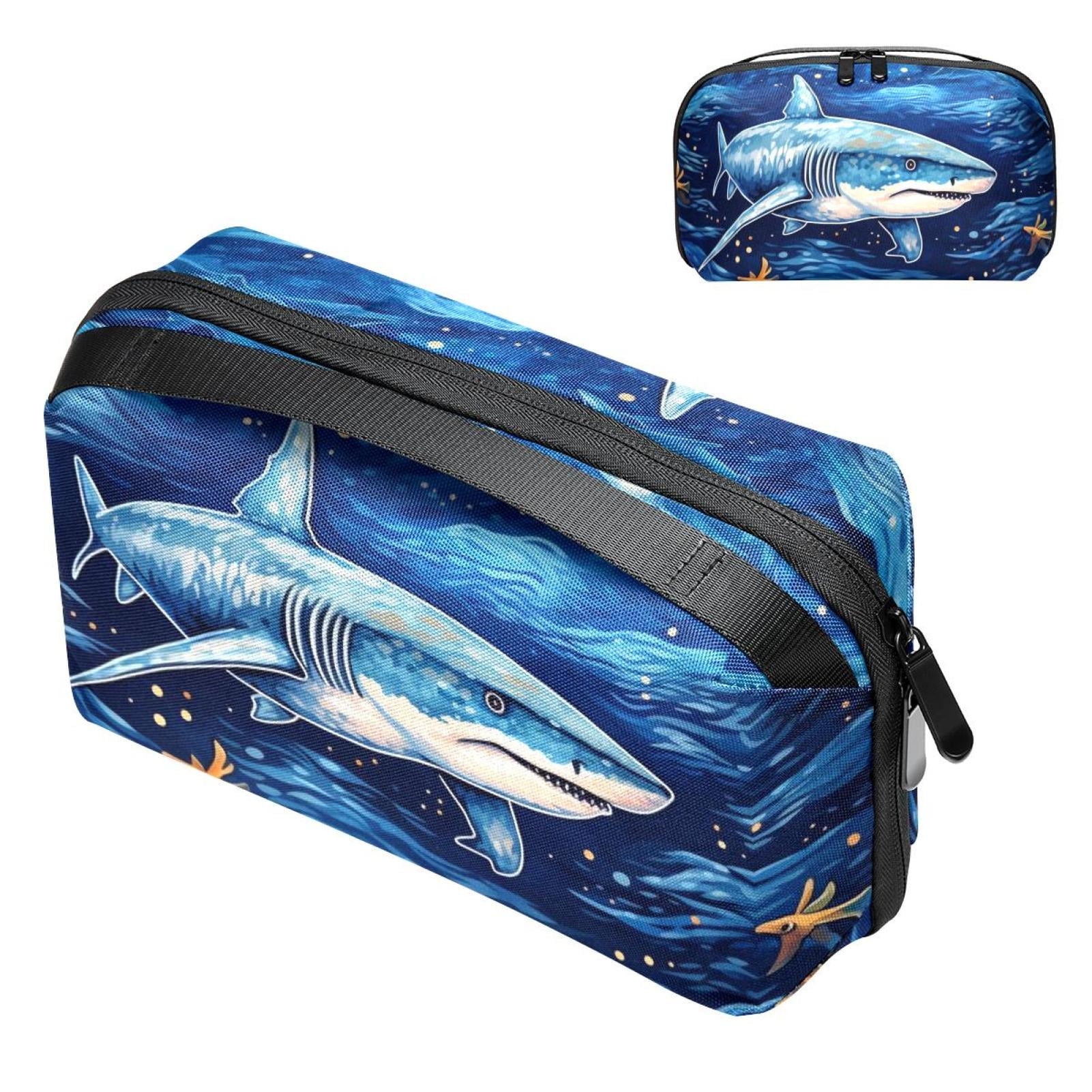 Shark USB Organizer Oxford Cloth Waterproof Electronic Gadget Storage ...