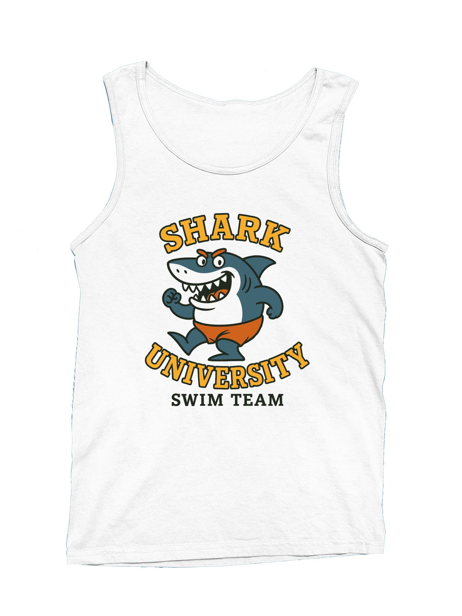 Shark University Swim Team Design Men's Tank Top - Walmart.com