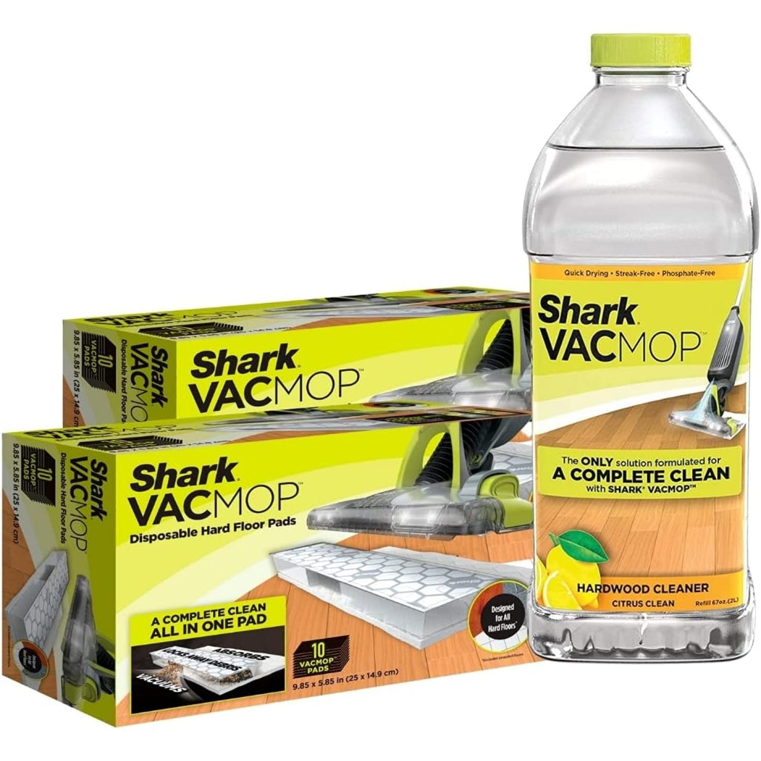 Shark VACMOP Bundle - Shark VMP20 VACMOP Pad Refills (20 ct.) - 1 ...