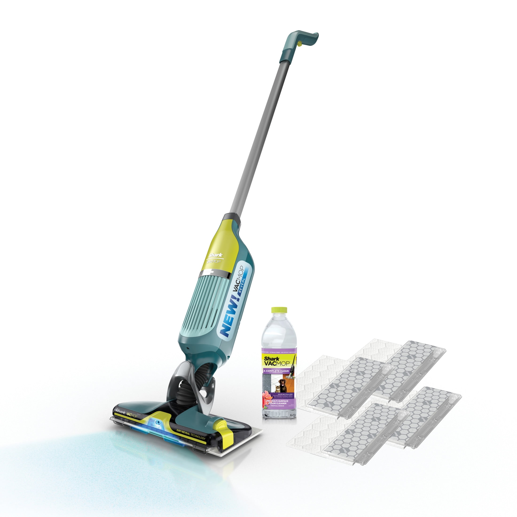 Shark VACMOP Reveal Cordless Hard Floor Cleaner, Vacuum and Spray Mop ...