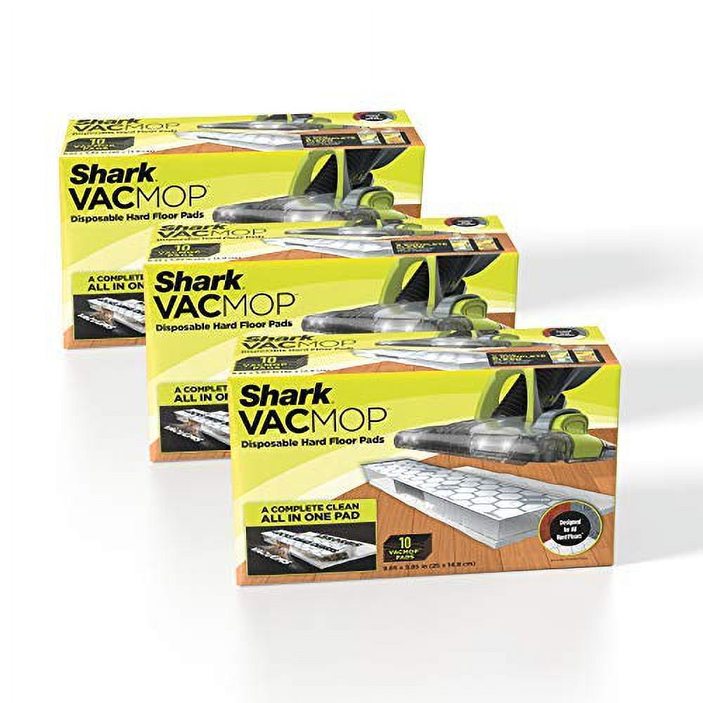 Shark VMP30 VACMOP Disposable Hard Floor Vacuum and Mop Pad Refills ...