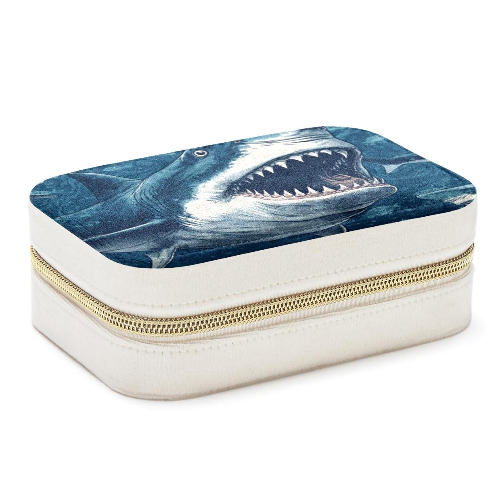 Shark Velvet Portable Travel Organizer with Removable Compartment ...