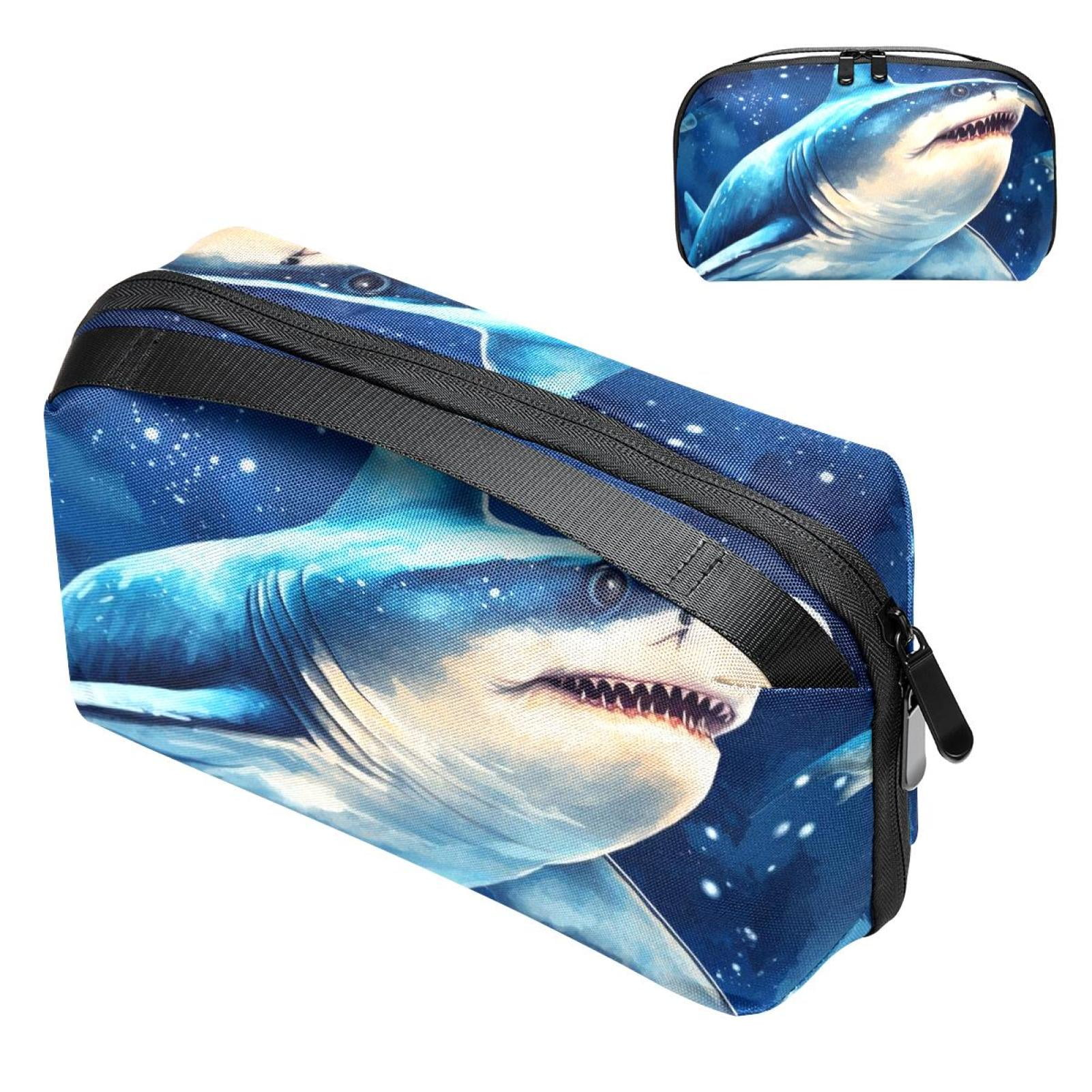Shark Waterproof Oxford Cloth Charger Pouch Storage Box PC Case Cable ...