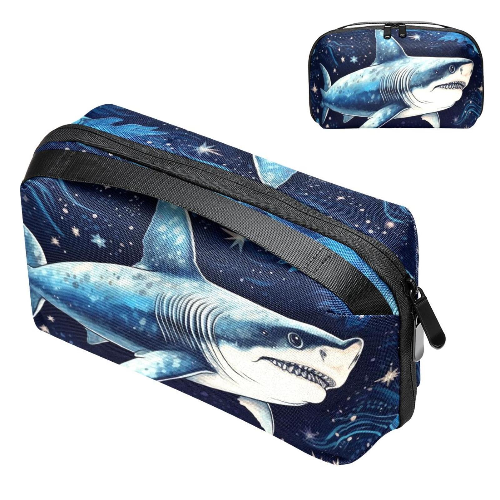 Shark Waterproof Oxford Cloth Electronic Storage Case with USB Pouch ...