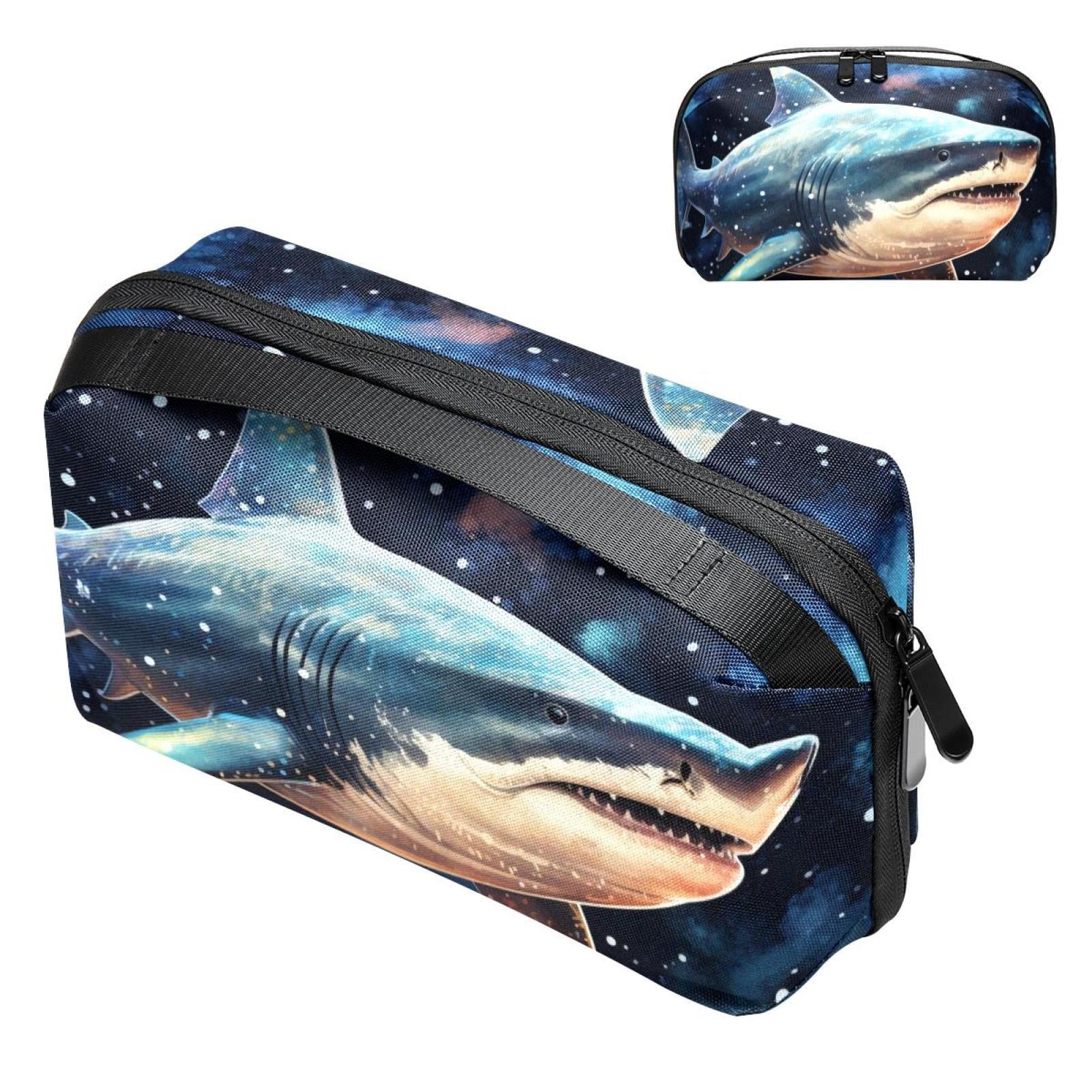 Shark Waterproof Oxford Cloth Hard Drive Case with Charger Pouch, PC ...