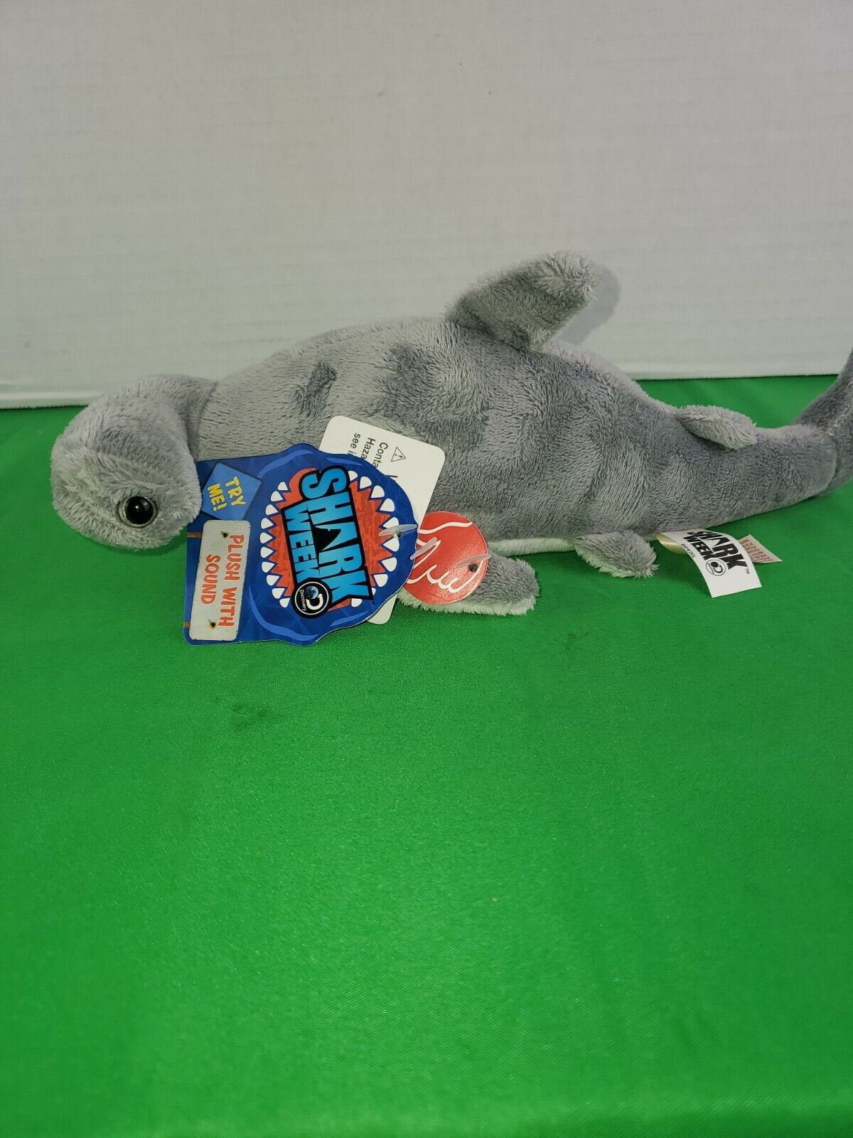 Shark Week Hammerhead Shark w/ Sound 10" Plush Stuffed Toy - Walmart.com