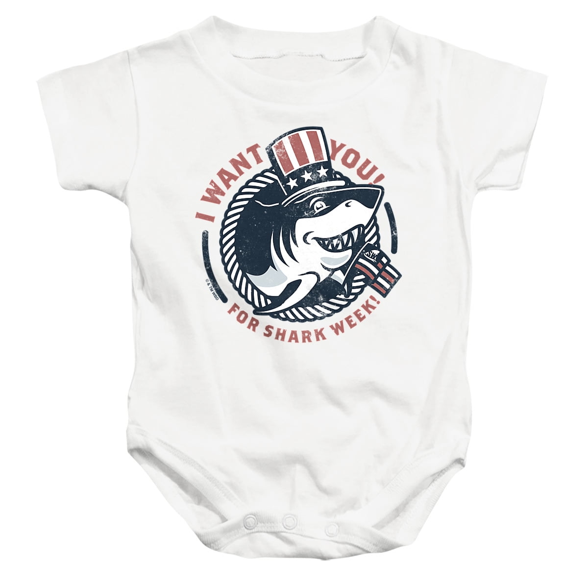 Shark Week Officially Licensed I Want You Unisex Infant Snap Suit for ...