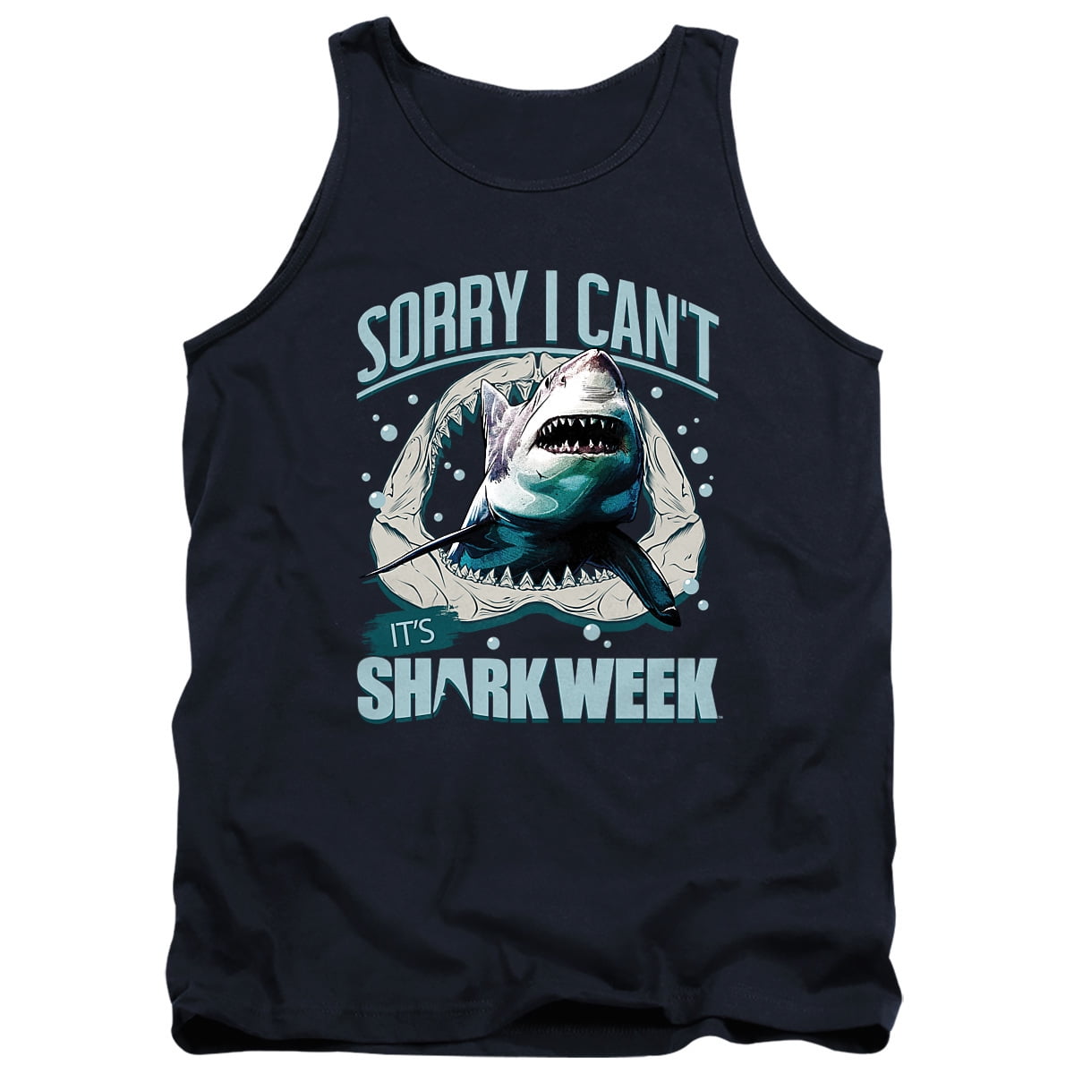 Shark Week Officially Licensed Sorry I Can't Unisex Adult Tank Top ...