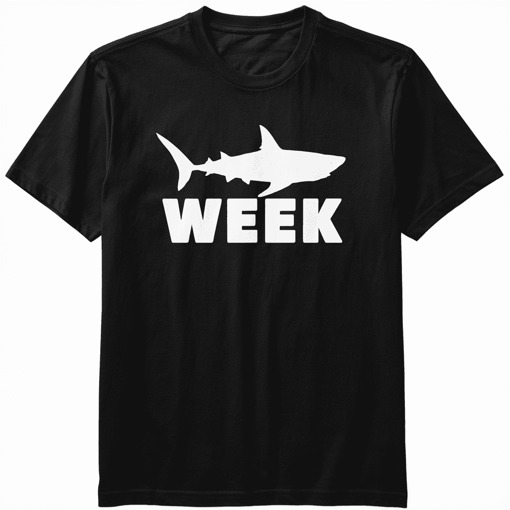 Shark Week T-Shirt Stylish and Comfortable Casual Wear Tee - Walmart.com