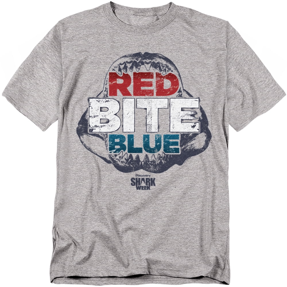Shark Week: Television Series T-Shirt Officialy Licensed Red Bite And ...