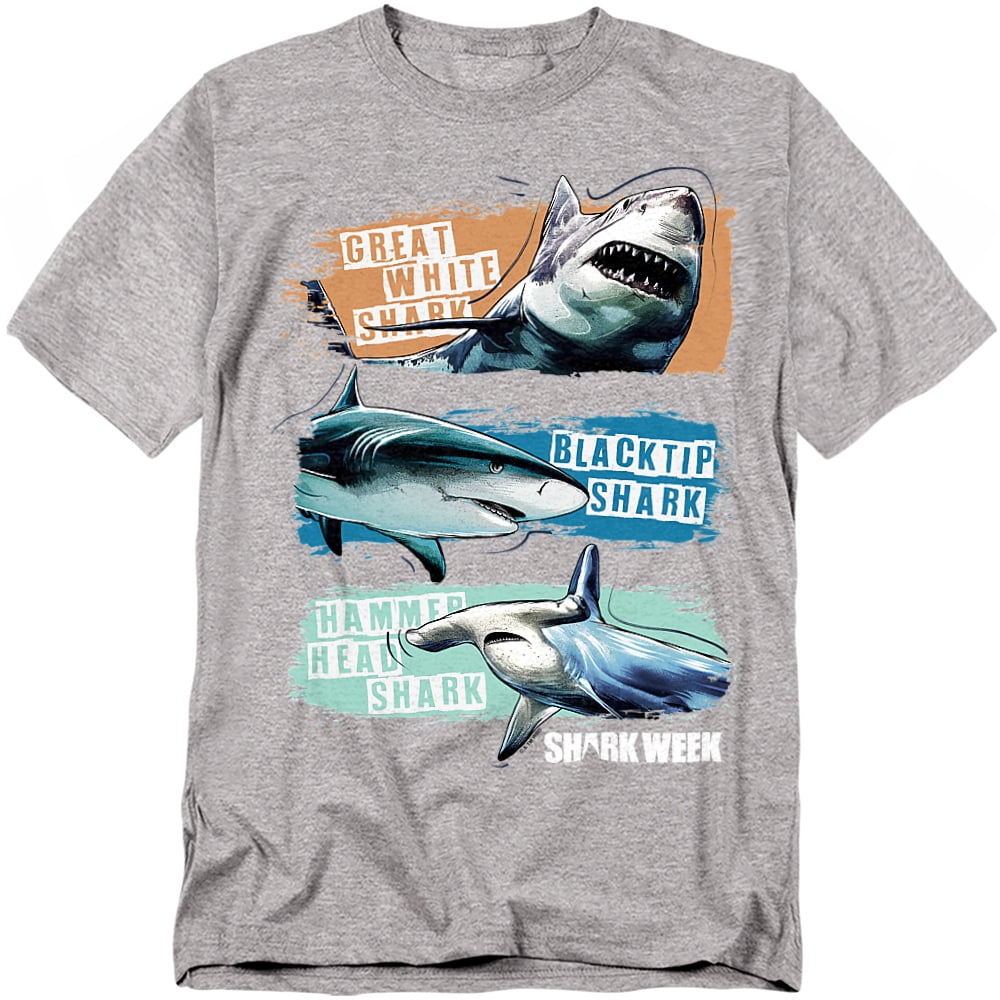 Shark Week: Television Series T-Shirt Officialy Licensed Shark Stripes ...