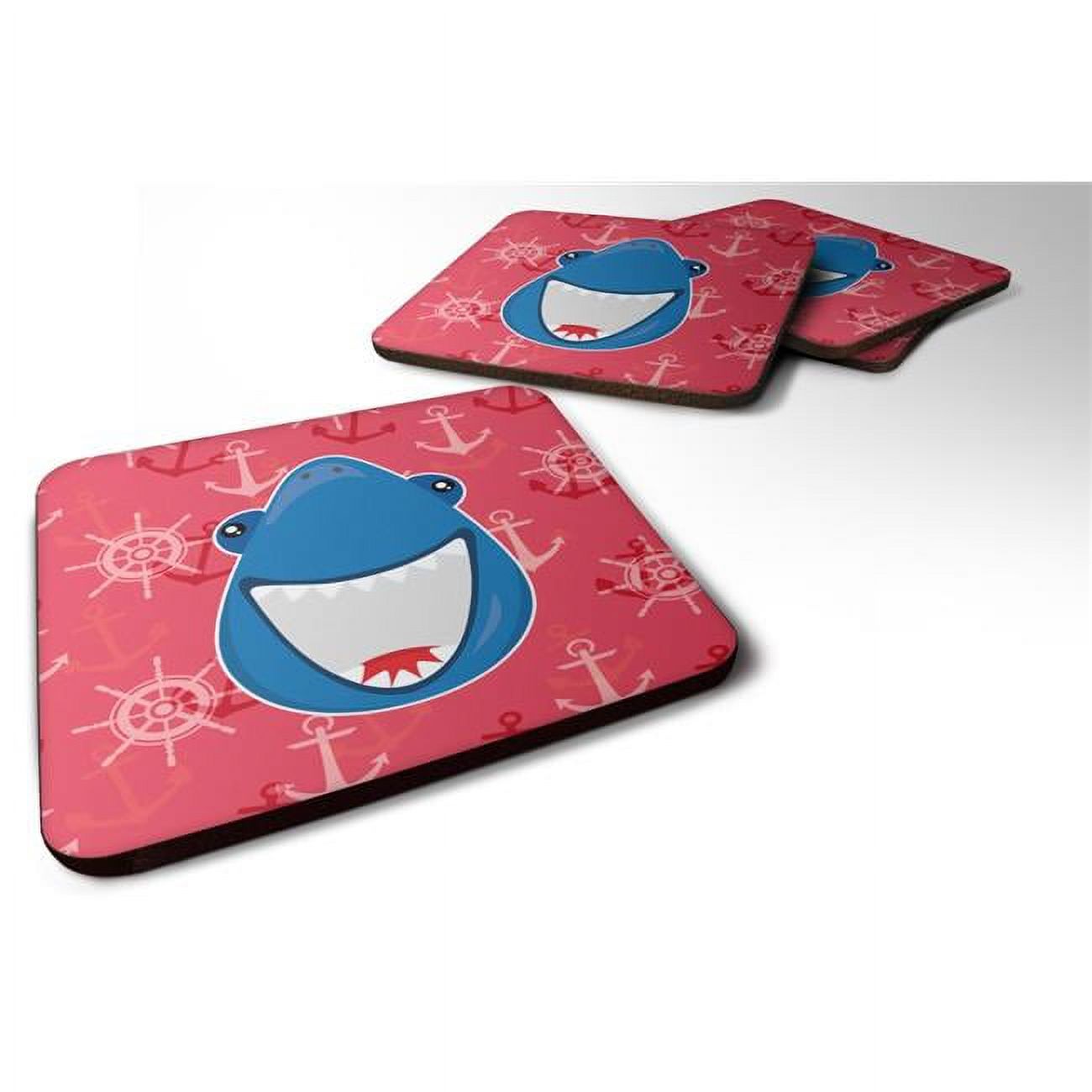 Shark Wide Open Foam Coasters - Set of 4 - Walmart.com