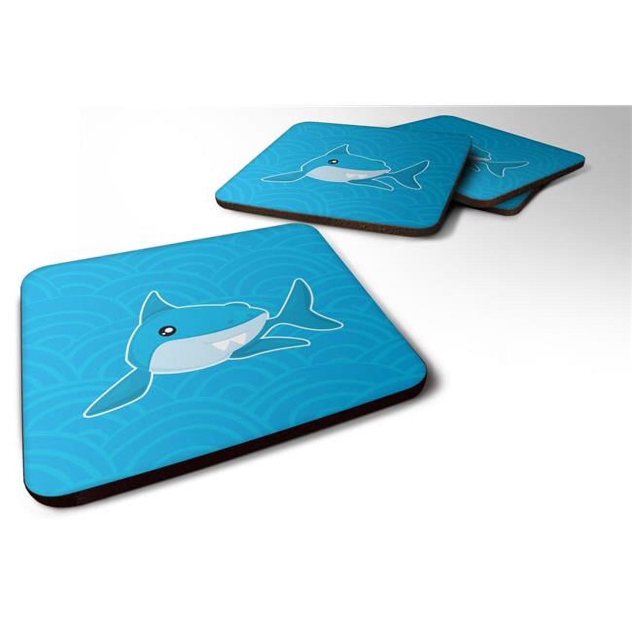 Shark With Waves Foam Coasters - Set of 4 - Walmart.com