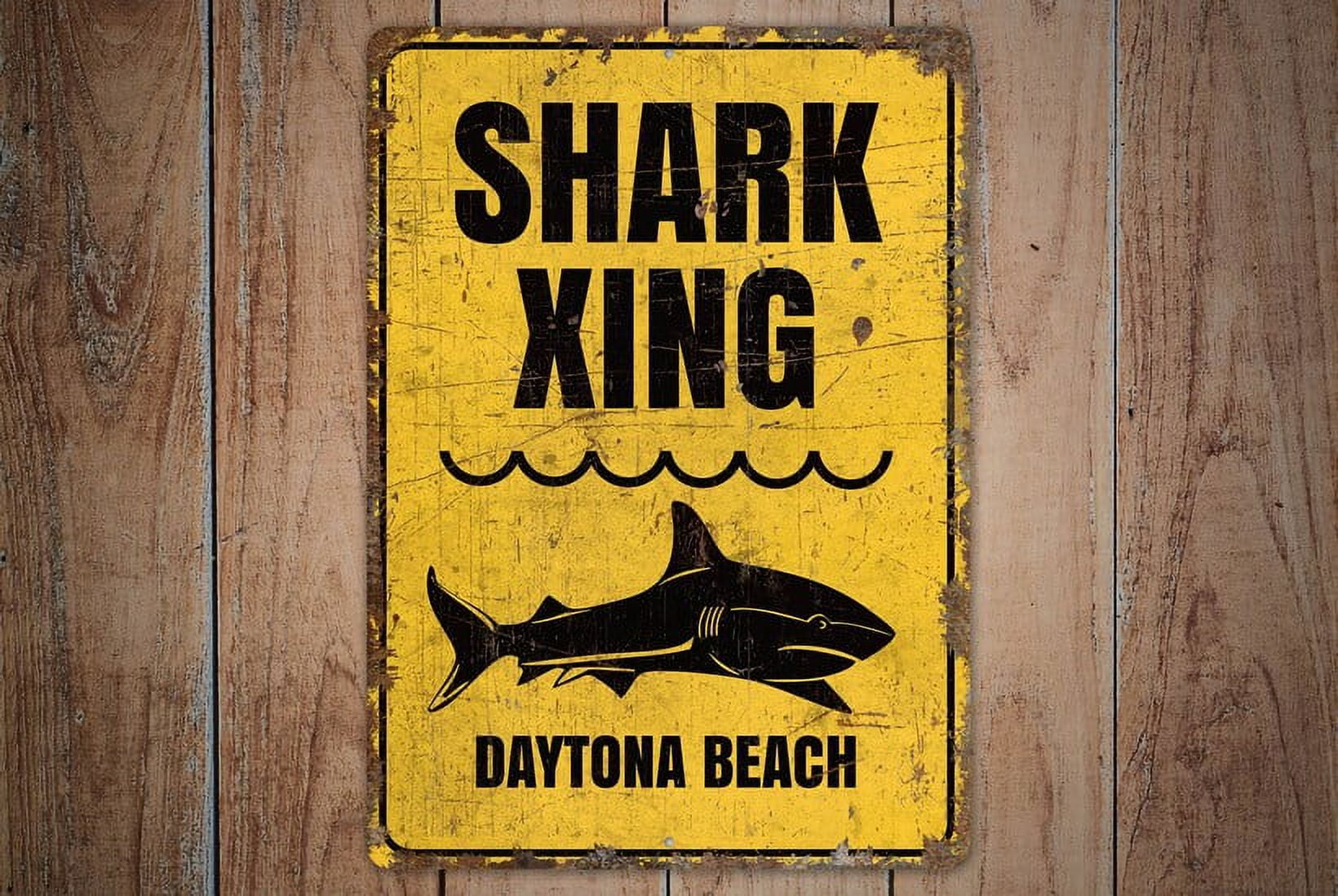 Shark Xing Shark Xing Sign Shark Beach Sign Beach Sign Beach Decor ...