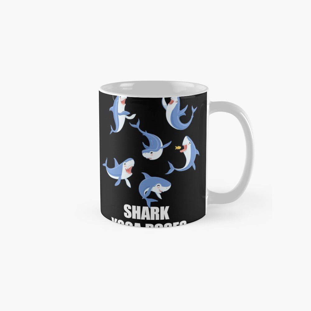Shark Yoga Poses Classic Mug - Walmart.com