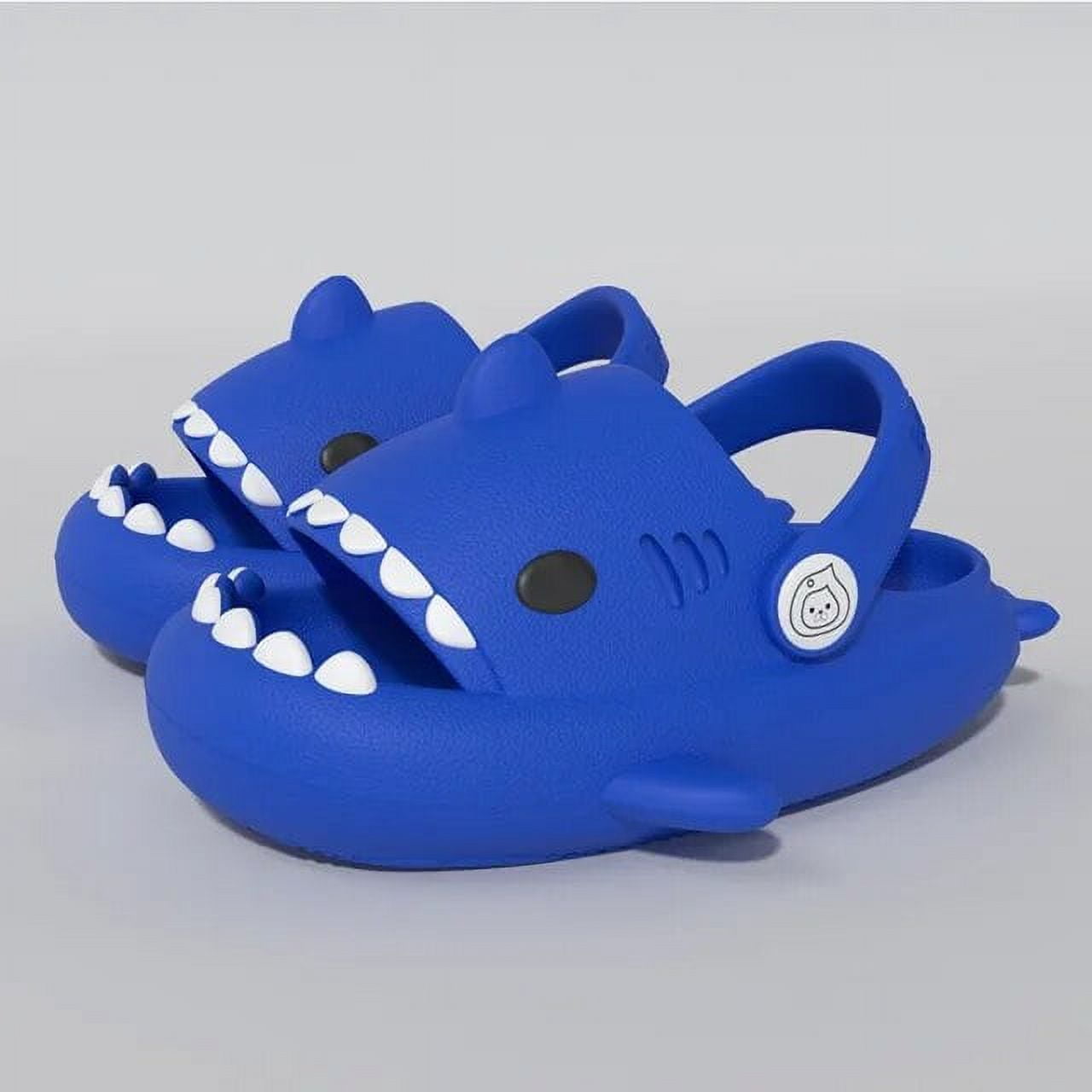 Shark children‘s slippers summer outer wear anti-collision boys cartoon ...