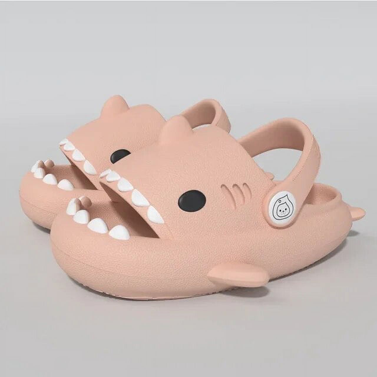 Shark children‘s slippers summer outer wear anti-collision boys cartoon ...