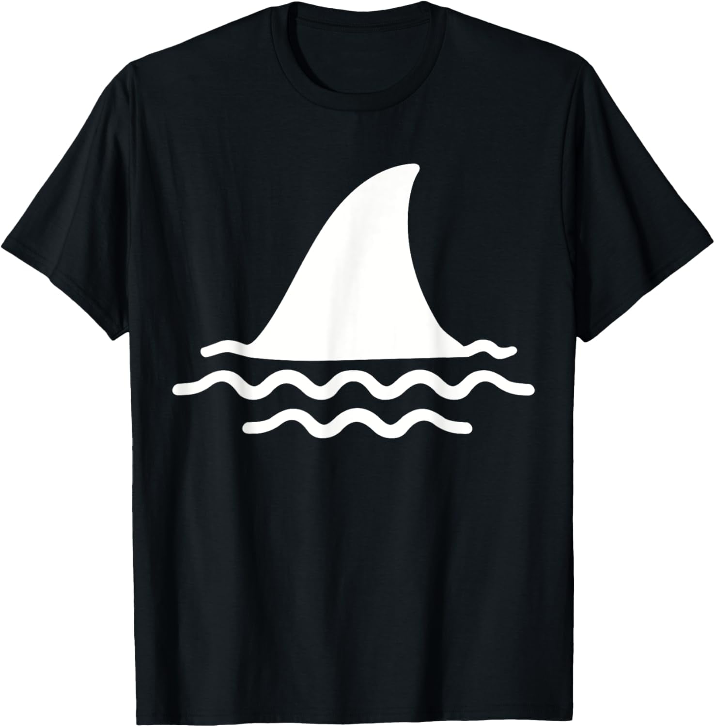 Shark fin T-Shirt - Walmart.com