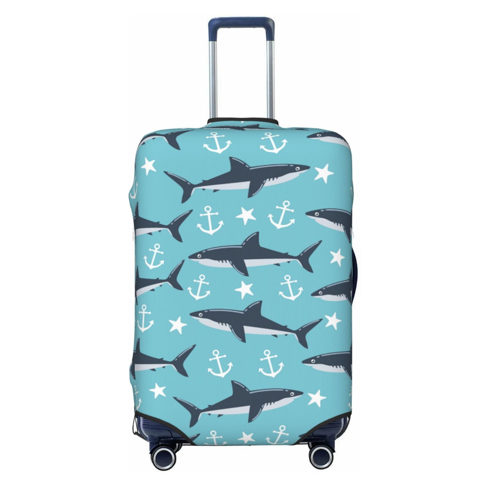 Shark star anchor blue cute Luggage Cover, Suitcase Cover for Luggage ...