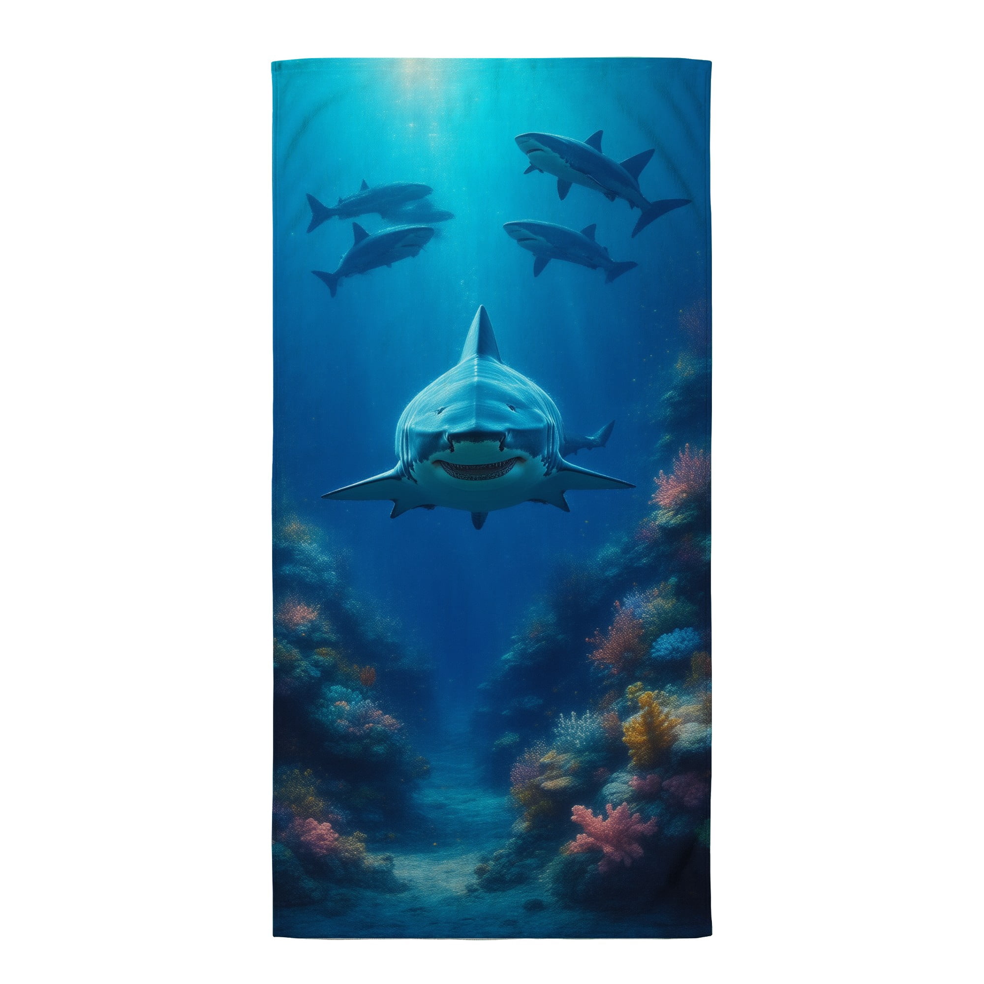 Shark towel: Adults Extra Large Quick Dry Beach Towels for Men & Women ...