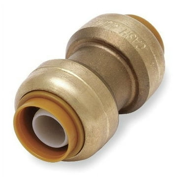 SharkBite 1/2 Inch 90 Degree Elbow, Pack of 12, Push to Connect Brass Plumbing Fitting, PEX Pipe ...