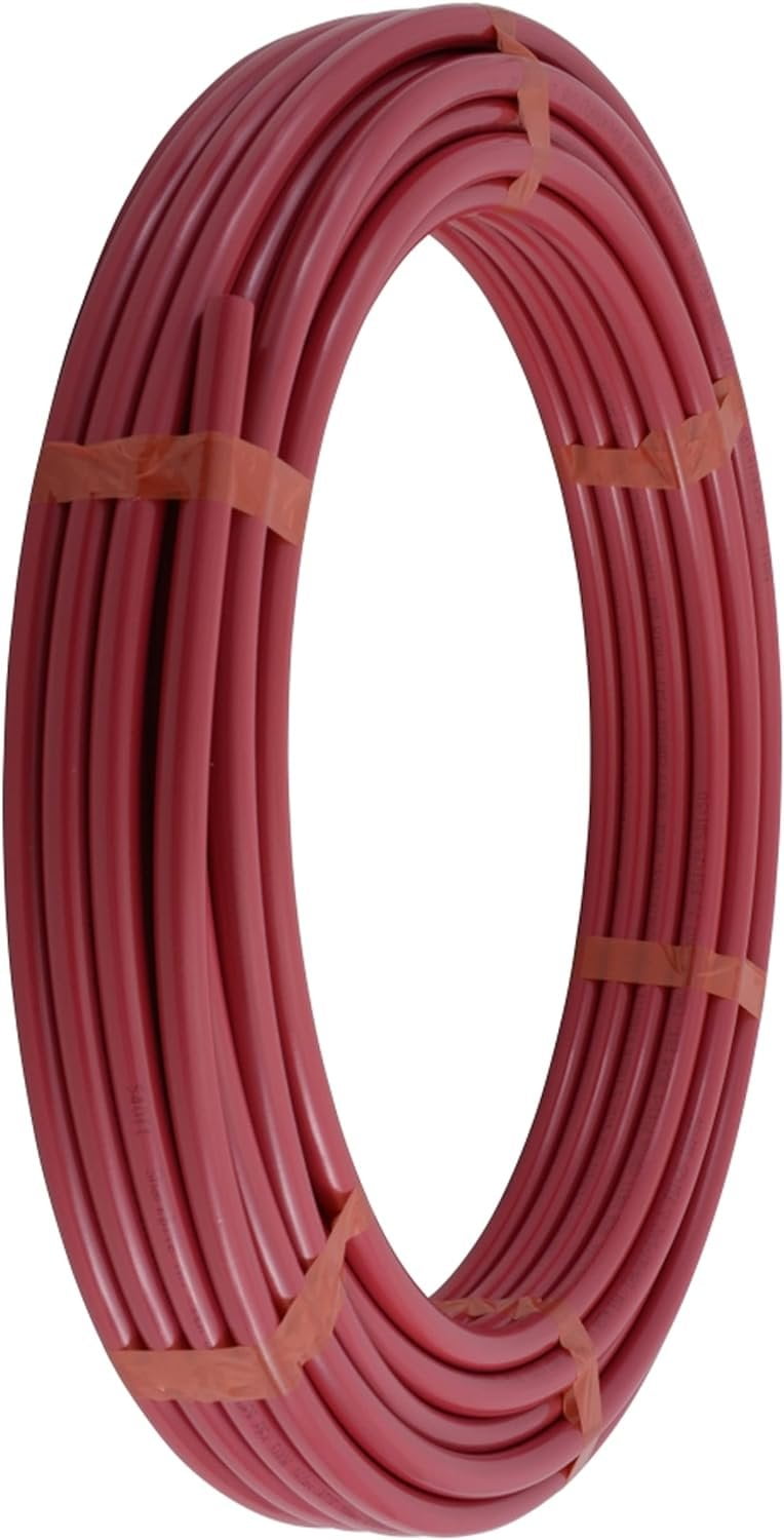 SharkBite 1/2 Inch x 100 Feet Red PEX-A, PEX Pipe Flexible Water Tubing ...