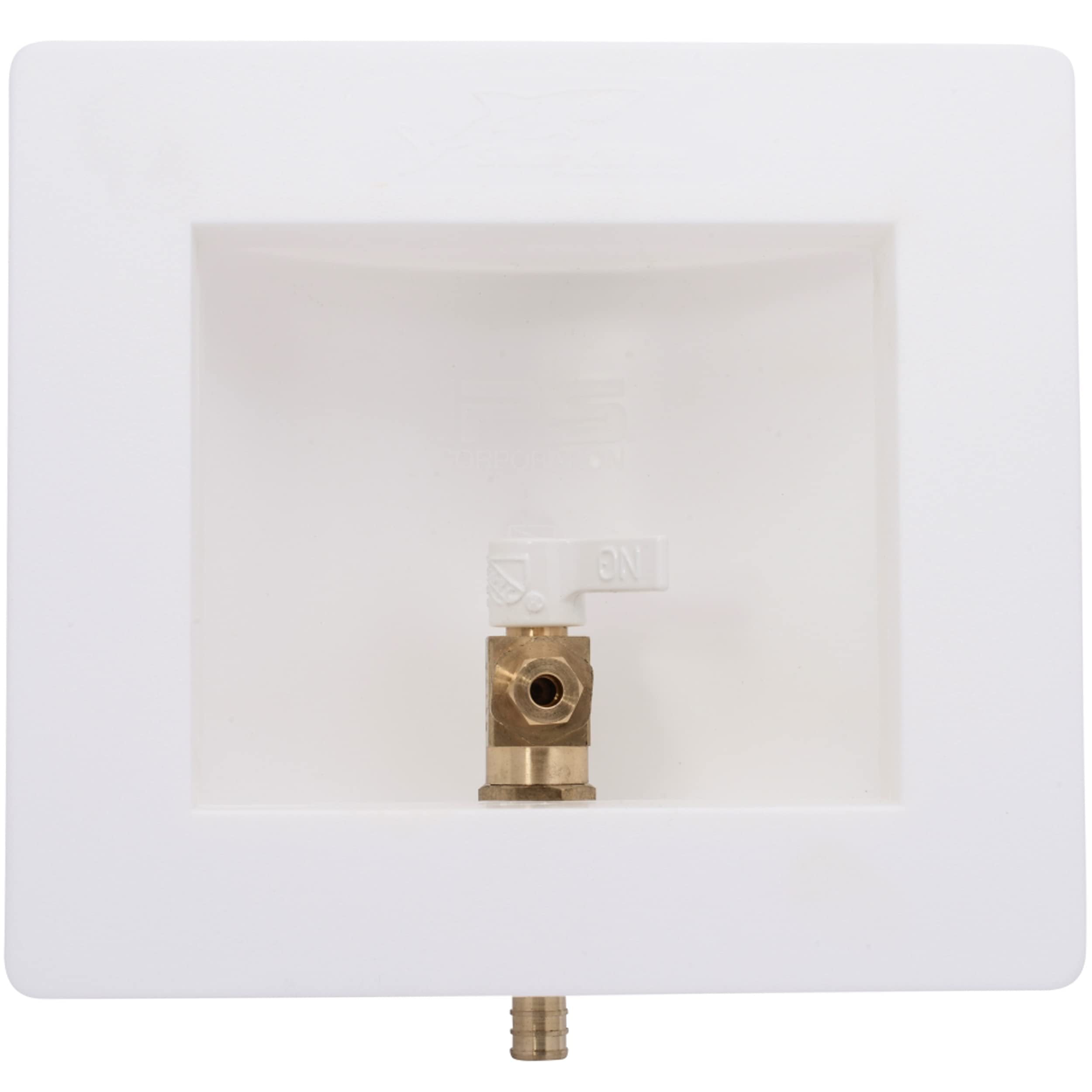 SharkBite 1/2 x 1/4 Inch Compression PEX Crimp Ice Maker Outlet Box ...