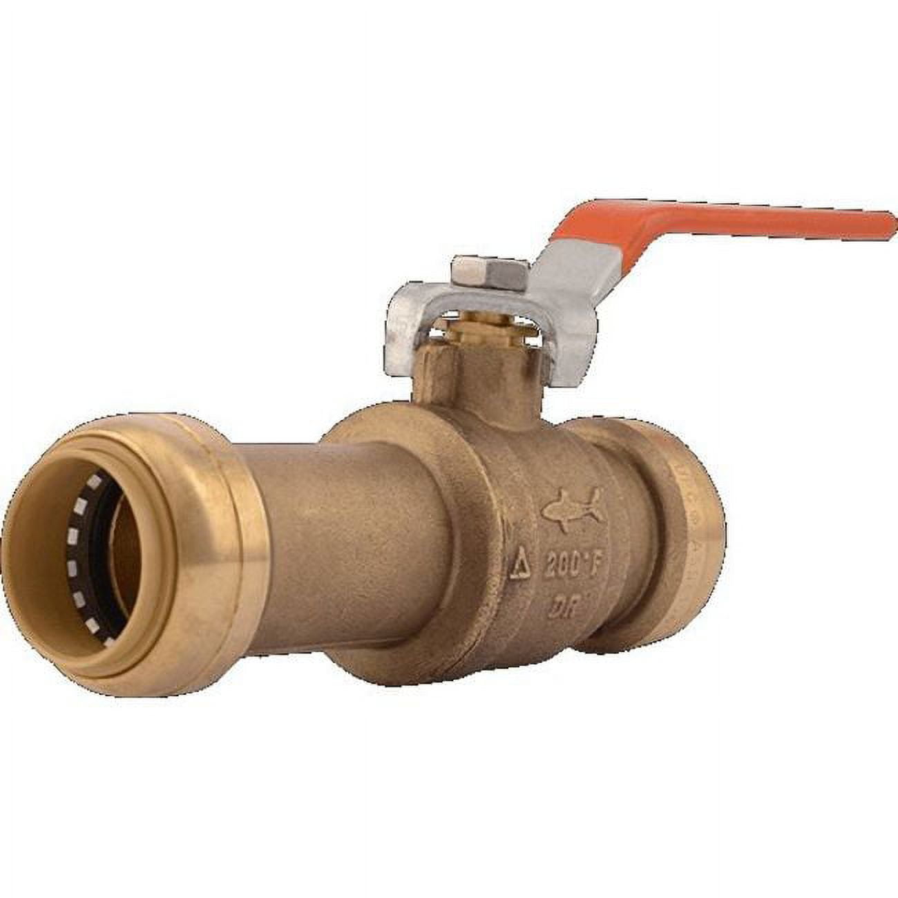 SharkBite 1 Brass Push-to-Connect Ball Valve - Walmart.com