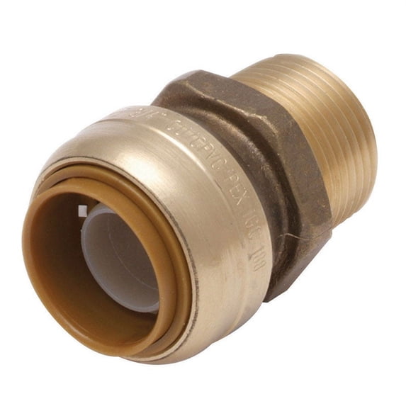 SharkBite 1 in. Push x 1 in. Dia. MPT Brass Connector - Walmart.com