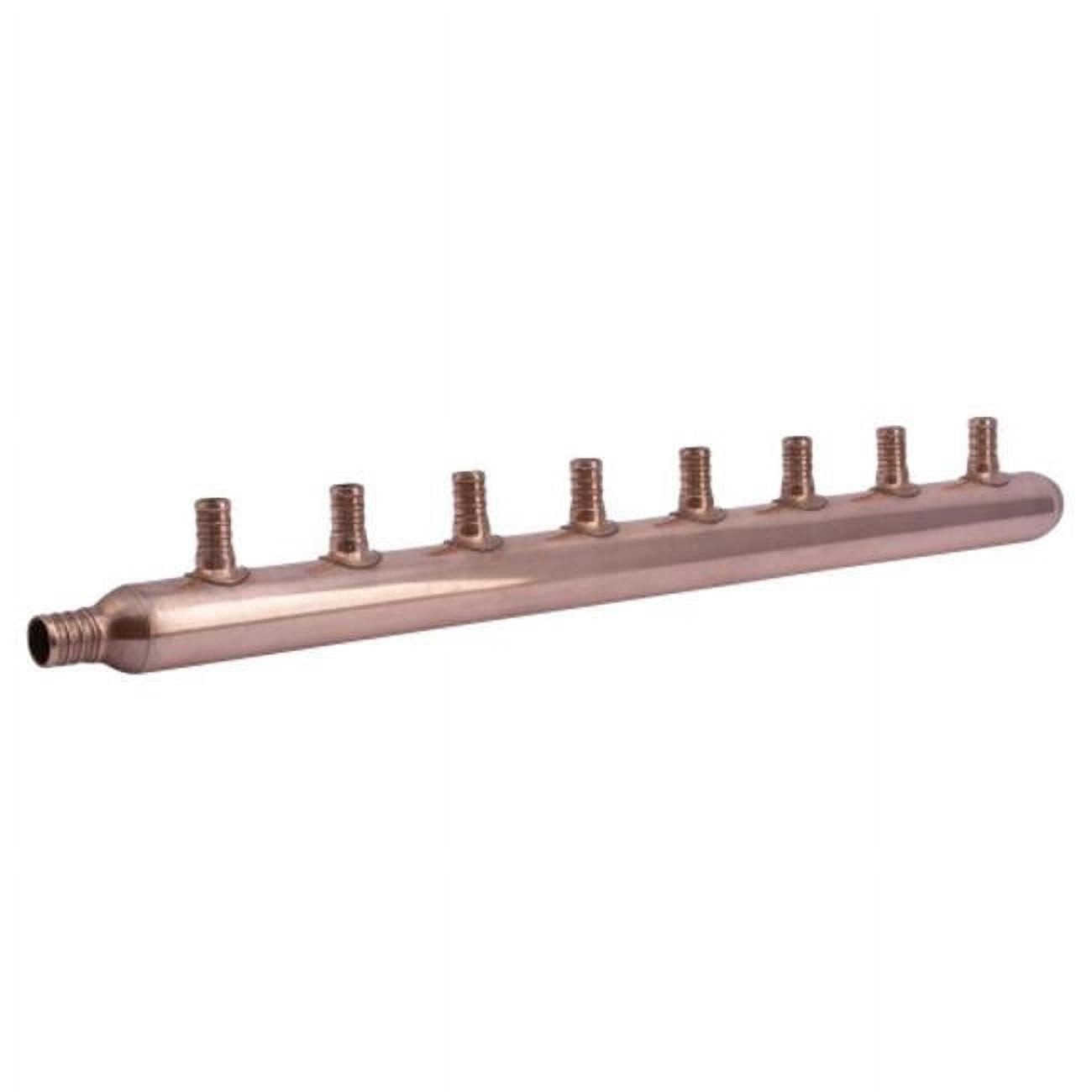 SharkBite 22789 8-Port Closed Copper PEX Manifolds, 1 Inch Trunk, 3/4 ... SharkBite 22789 8-Port Closed Copper PEX Manifolds, 1 Inch Trunk, 3/4 ...