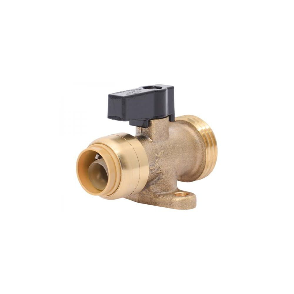 RWC SharkBite Washing Machine Valve 25559LF - 3/4 In. Ptc x 1/2 In. S ...