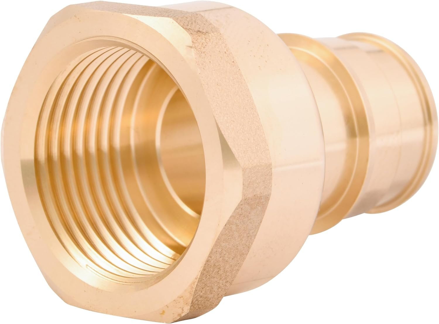 SharkBite 3/4 Inch Expansion FNPT Adapter Fitting for PEX-A Pipe, Brass Plumbing Fittings ...