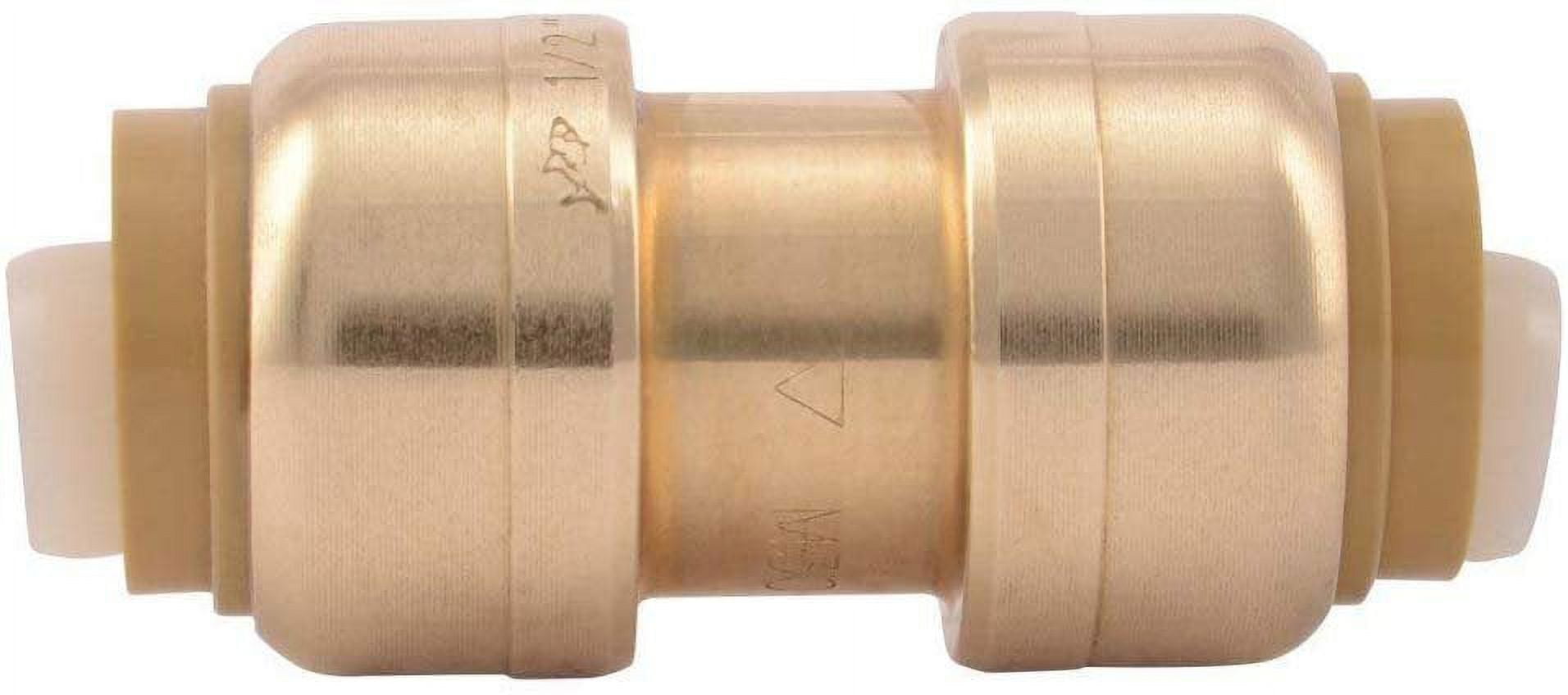 SharkBite 3/4-Inch Straight Coupling, Push-to-Connect, PEX, Copper ...