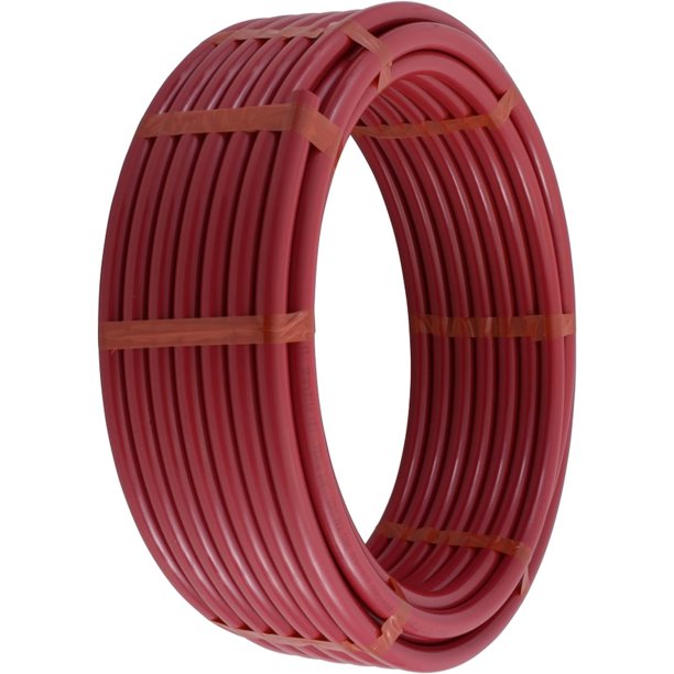 SharkBite 3/4 Inch x 100 Feet Red PEX-A, PEX Pipe Flexible Water Tubing ...