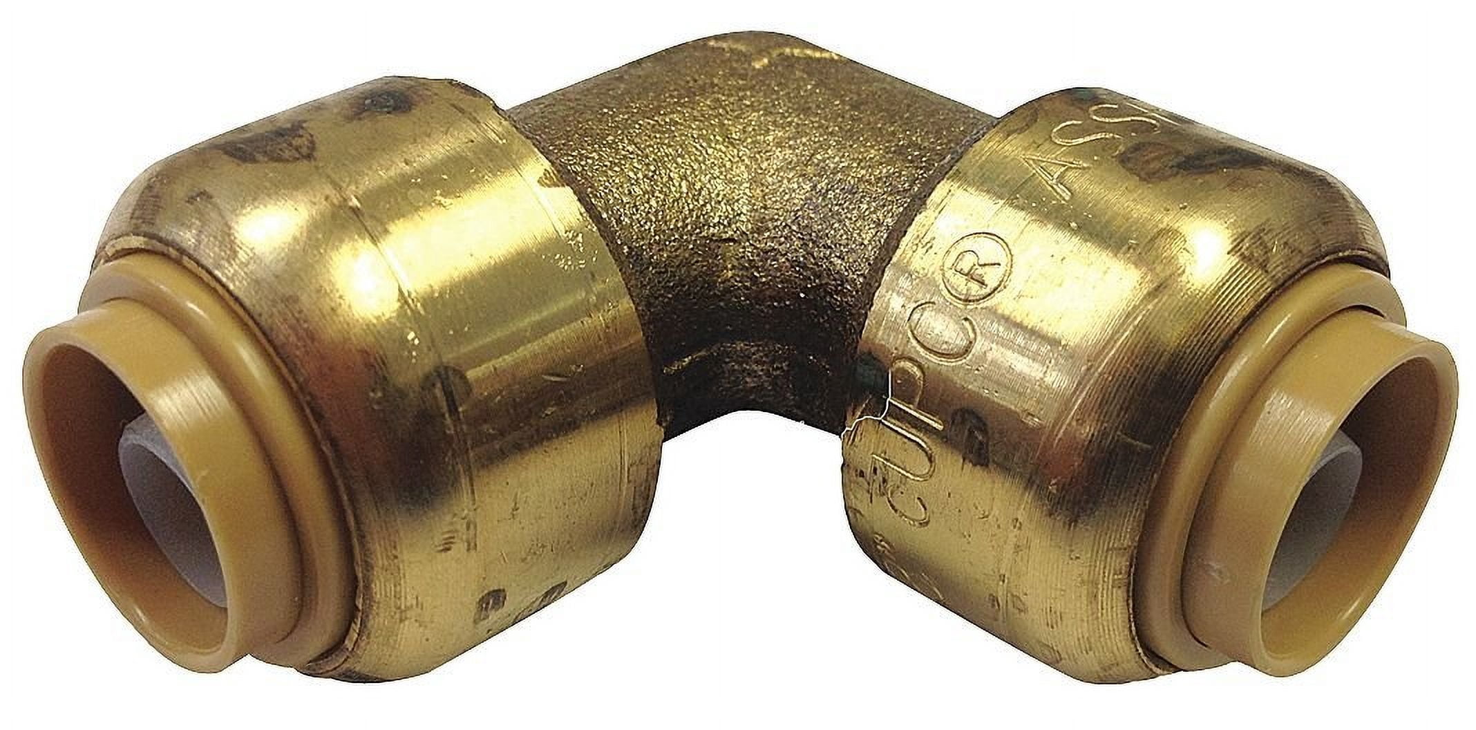 SharkBite 3/8 Inch 1/2 Inch OD 90 Degree Elbow, Pack of 6, Push to ...