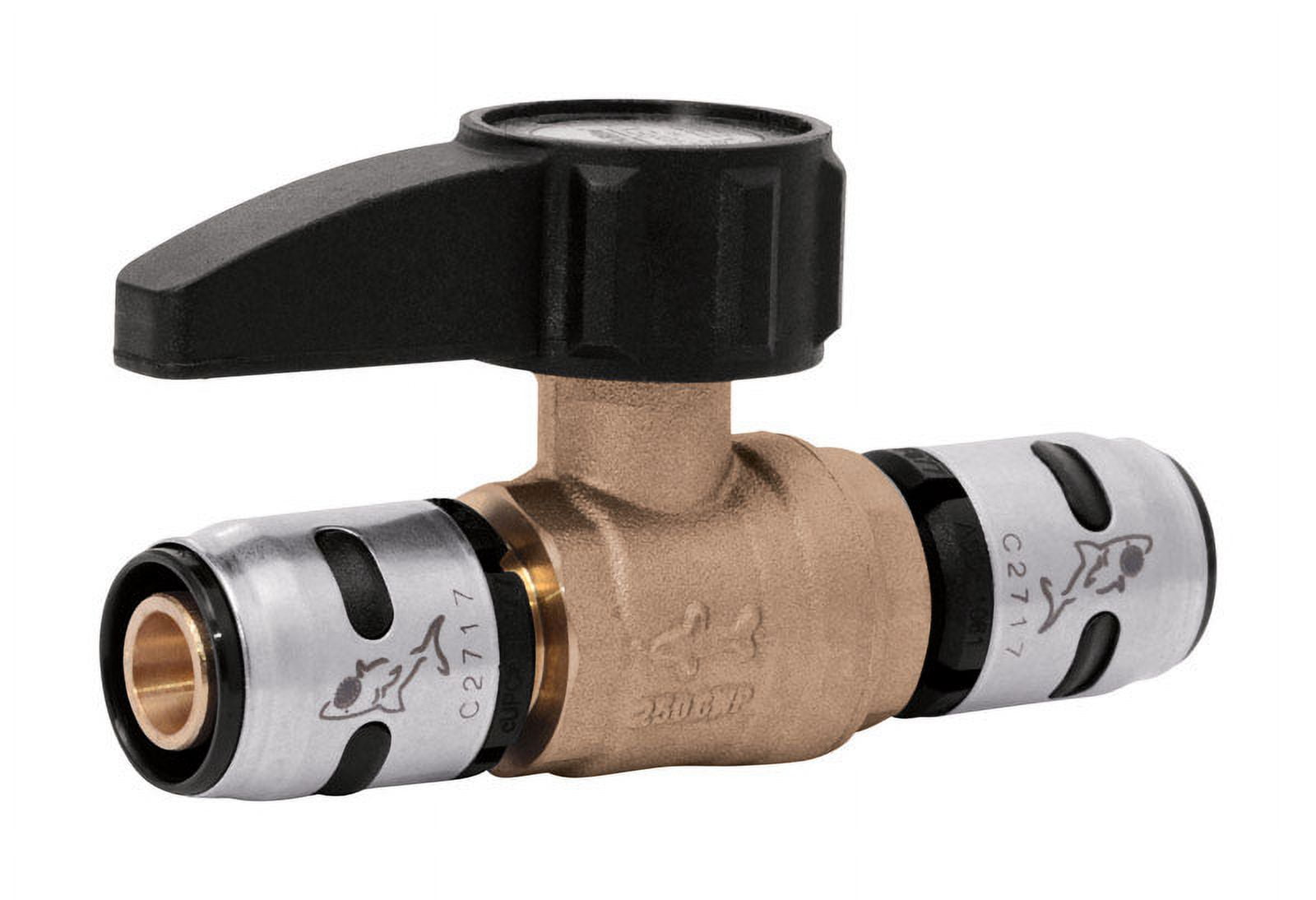 SharkBite EvoPEX 3/4 in. Push x 3/4 in. Dia. Push Brass Ball Valve ...