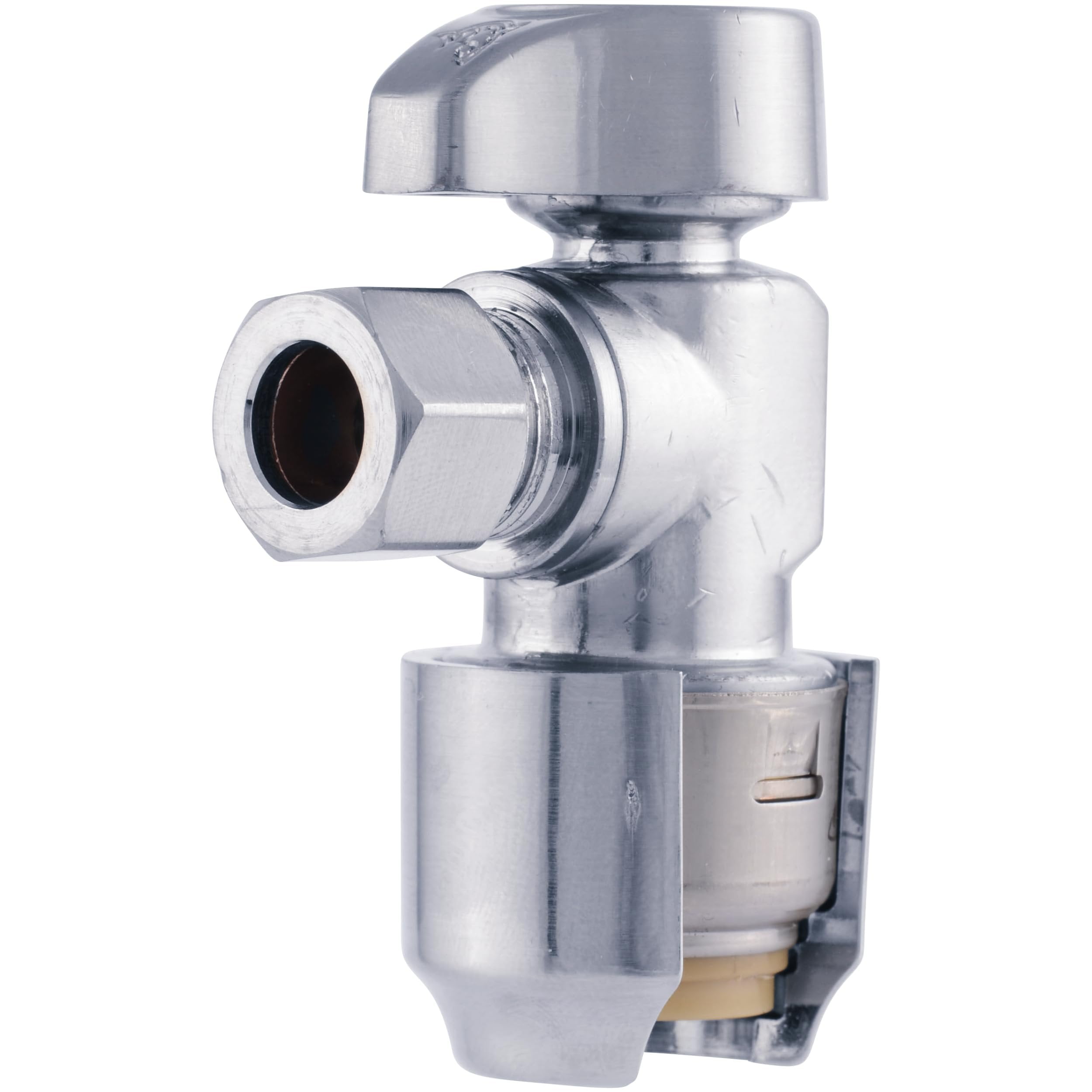SharkBite Max 1/2 x 3/8 Inch Compression Angle Stop Valve, Quarter Turn ...