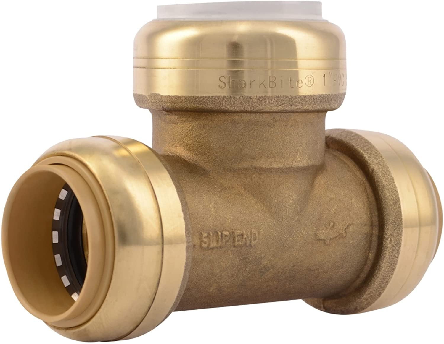 SharkBite PVC Fitting UIP375A 1 inch CTS X 1 inch CTS X 1 inch PVC, PVC ...