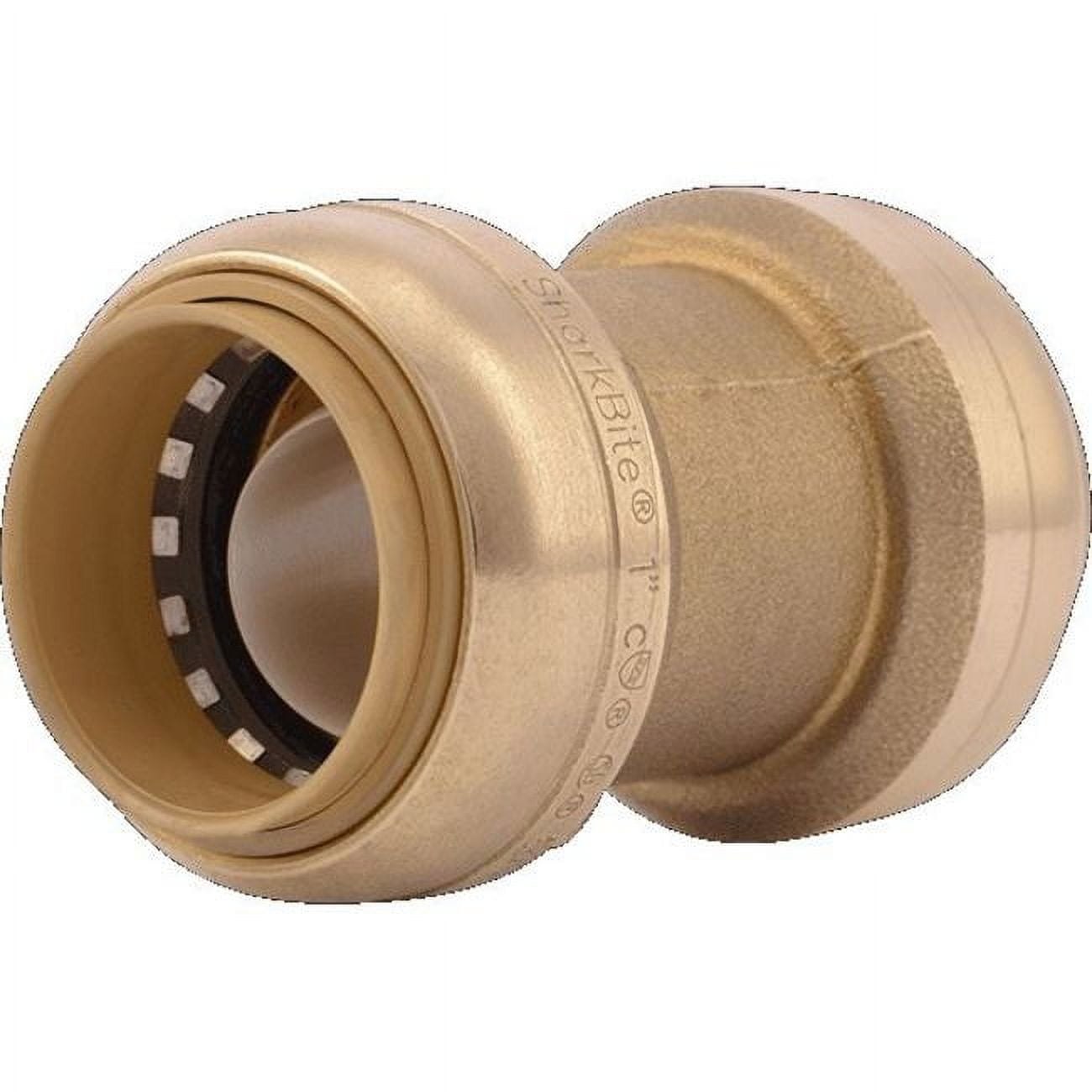 Sharkbite U020LF 1" x 1" Brass Push Coupling - Walmart.com