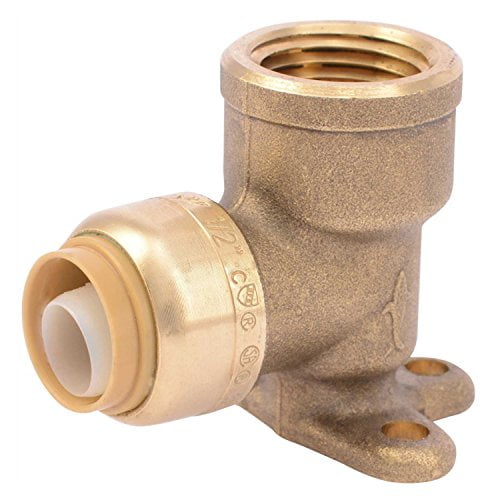 SharkBite U334LF Brass Push Drop-Ear Elbow Coupling - Walmart.com