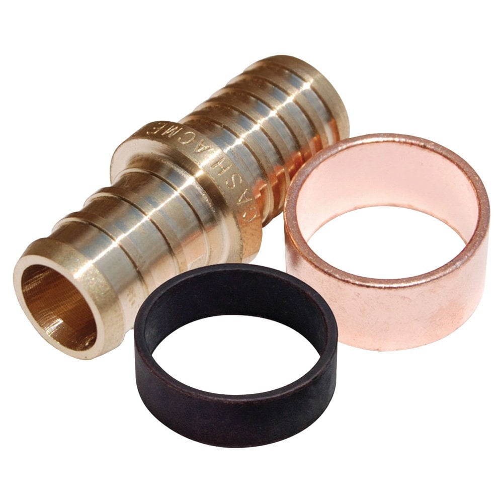 SharkBite UC4008LFA Pex Crimps & Rings, 1/2-Inch x 1/2-Inch, Brass ...