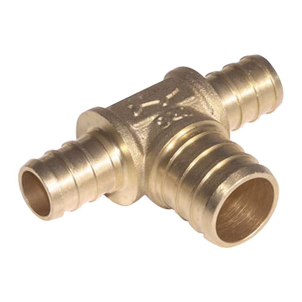 SharkBite UC408LFA PEX Tees, 1/2-Inch x 1/2-Inch x 3/4-Inch, brass ...