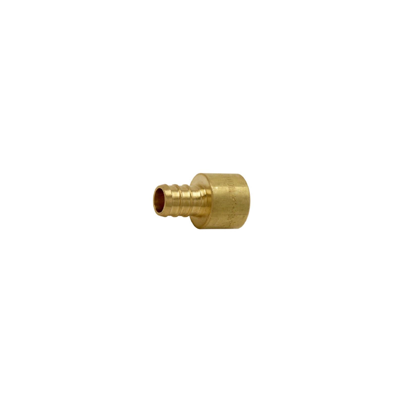 SharkBite UC600LFA10 PEX Pipe Sweat Adapter, 1/2 In. Brass Barb Insert ...
